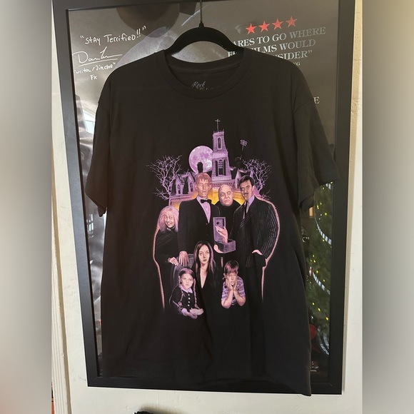 Rock Rebel | Shirts | Rock Rebel Addams Family Full Color Tshirt | Poshmark
